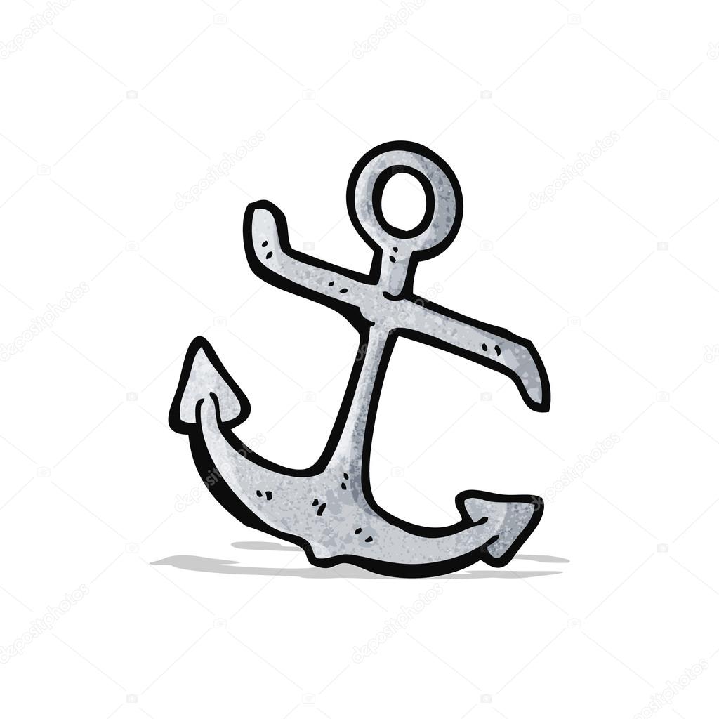 Ancla de dibujos animados Vector de stock #59644375 de ©lineartestpilot