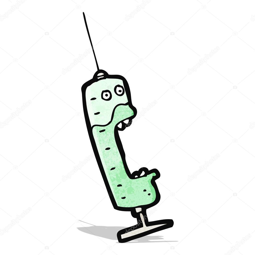 Dibujos animados drogas aguja — Vector de stock © lineartestpilot #59646355