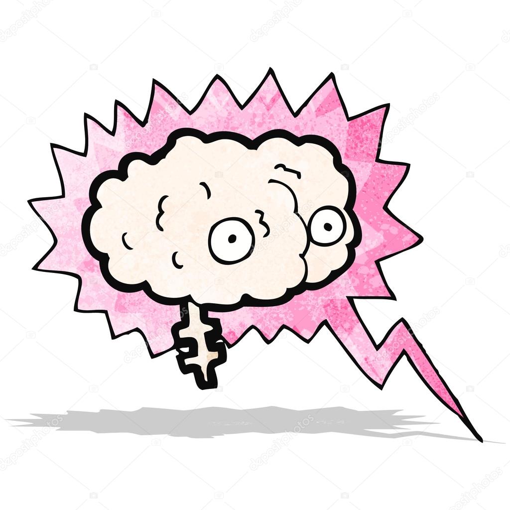Cartoon Brain Power Atomic Brain Power Stock Vector By ©cteconsulting