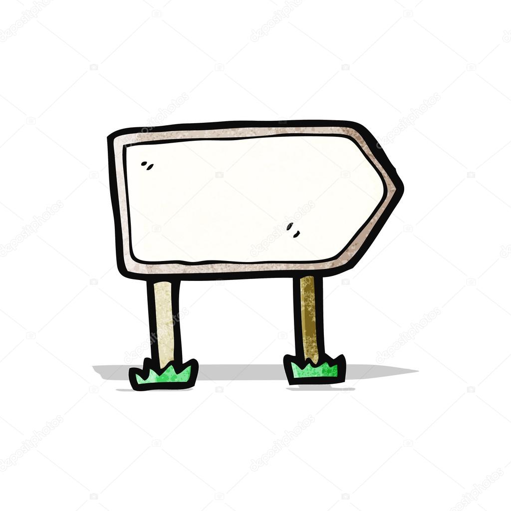 Cartoon road sign Stock Vector Image by ©lineartestpilot #59647767