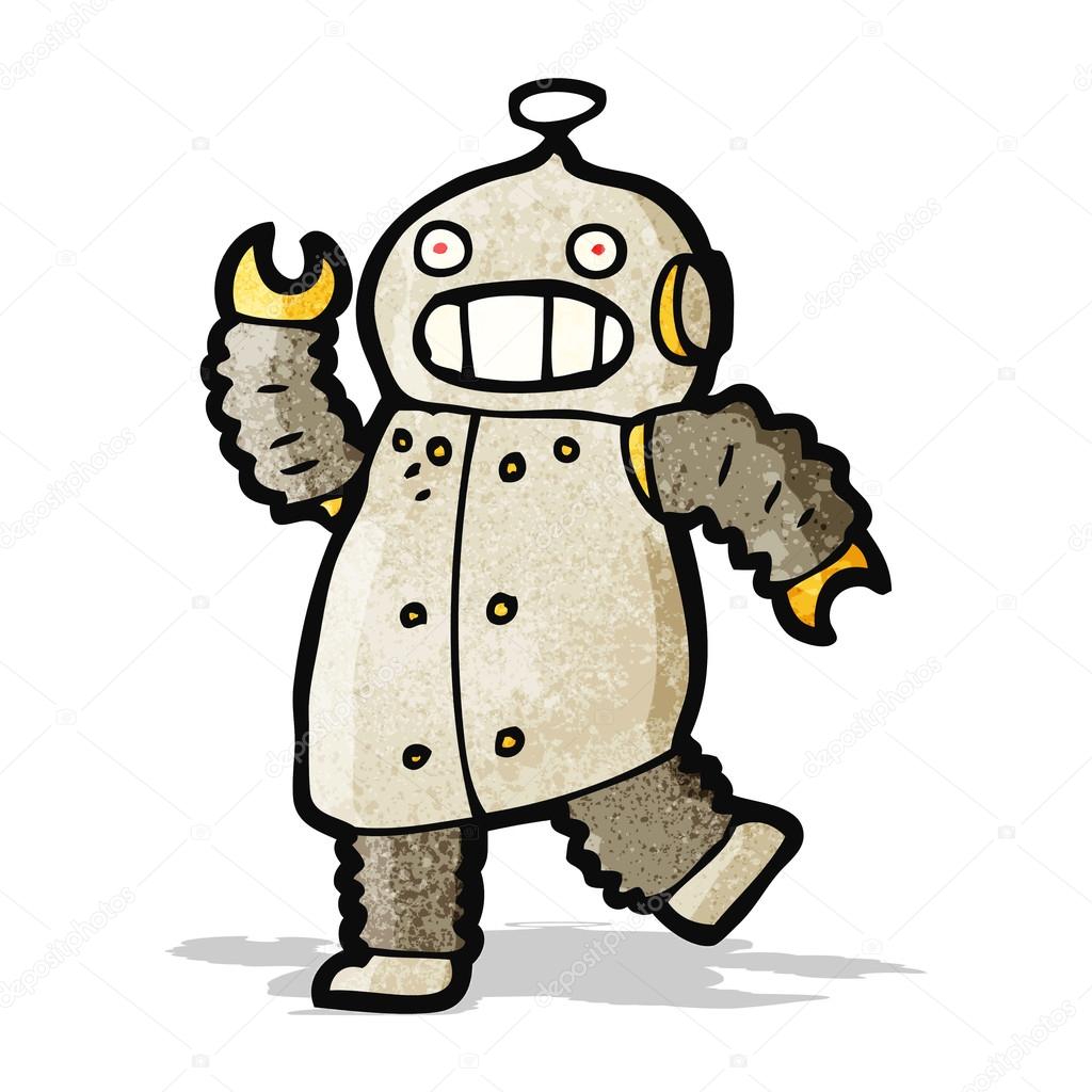Cartoon dancing robot Stock Vector by ©lineartestpilot 59647853