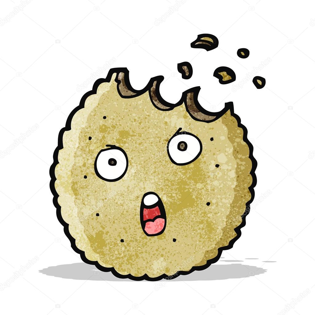Galleta mordida de dibujos animados Stock Vector by ©lineartestpilot ...