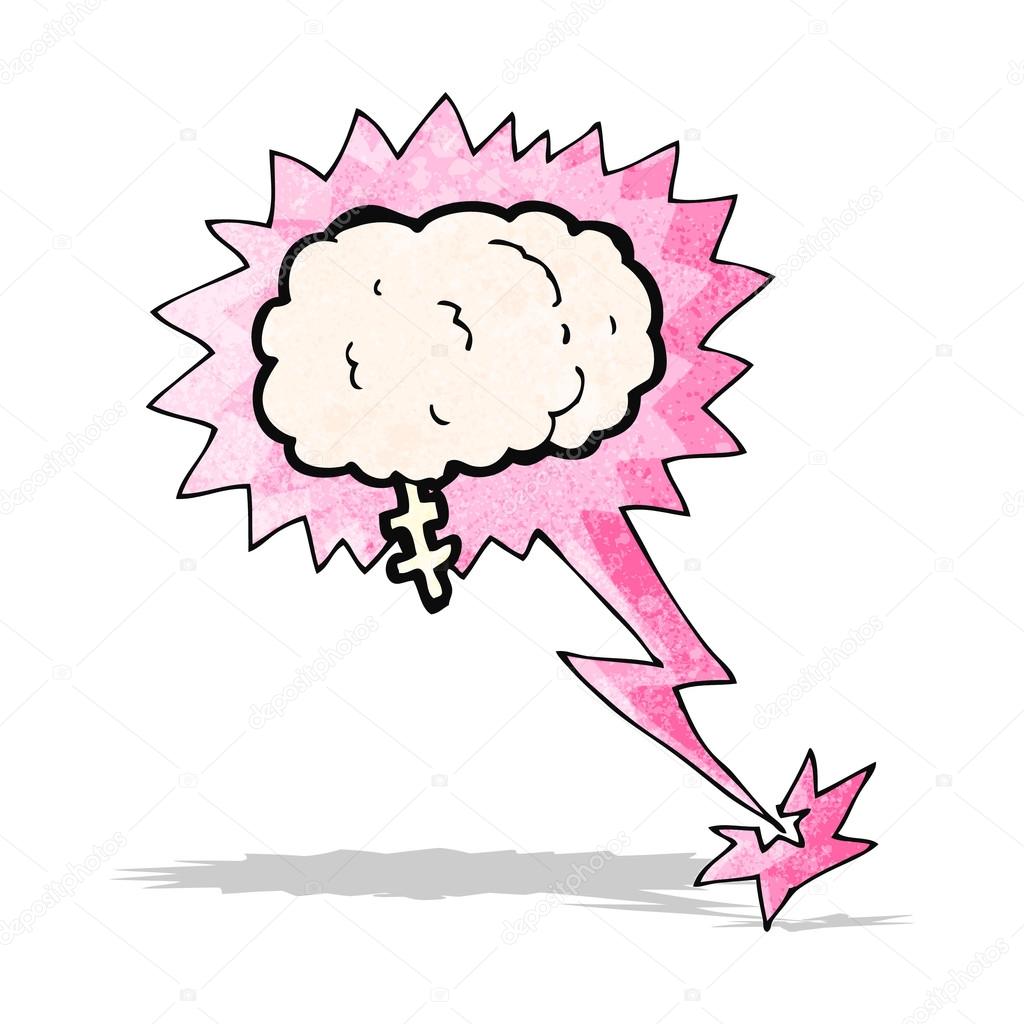 Brain power cartoon Stock Vector by ©lineartestpilot 59650817