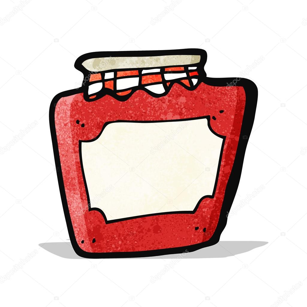 Cartoon jam jar Stock Vector by ©lineartestpilot 59650869