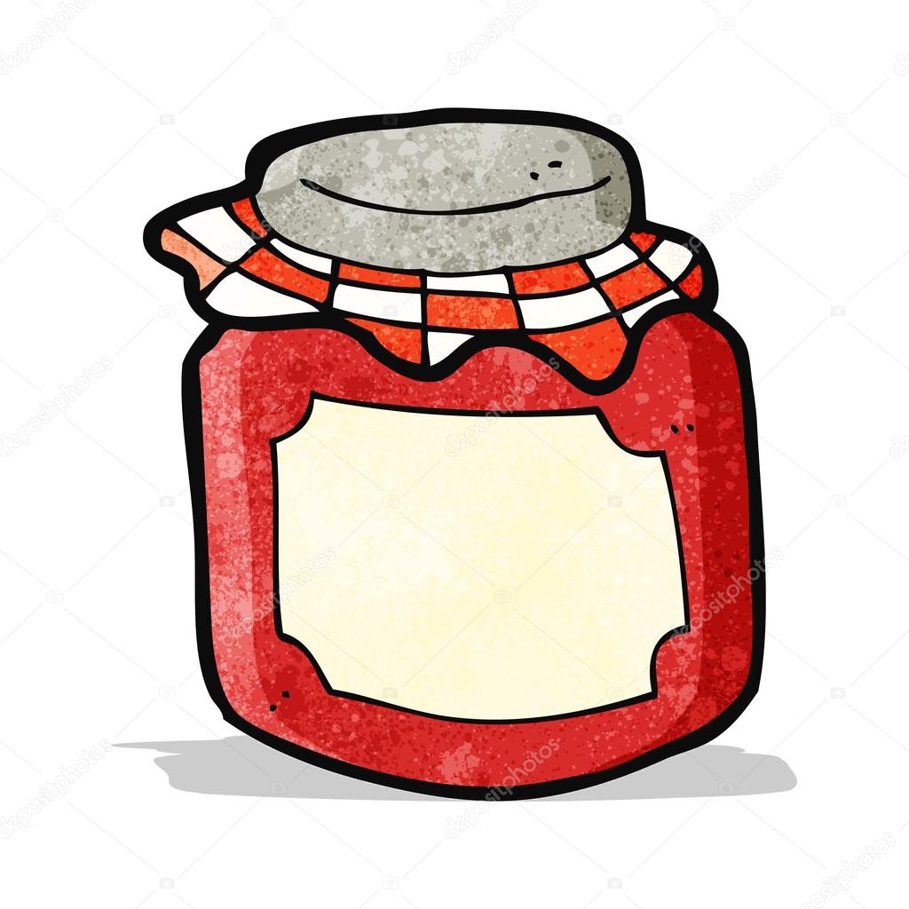 Cartoon jam jar Stock Vector by ©lineartestpilot 59654465