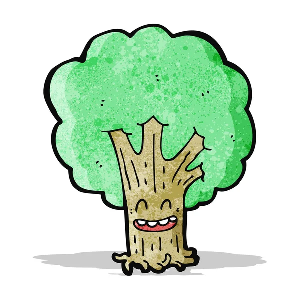 Cartoon happy tree Stock Vector by ©lineartestpilot 18512735