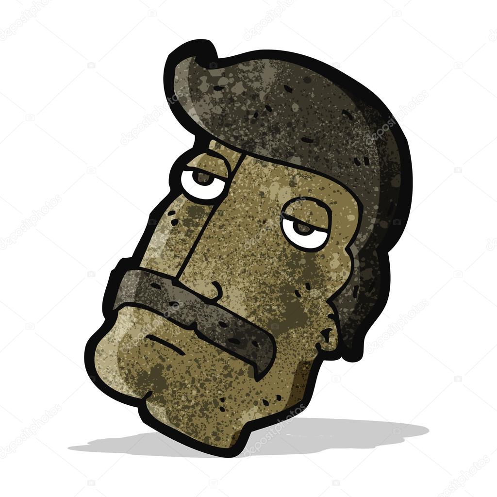 Cartoon manly mustache face Stock Vector Image by ©lineartestpilot ...