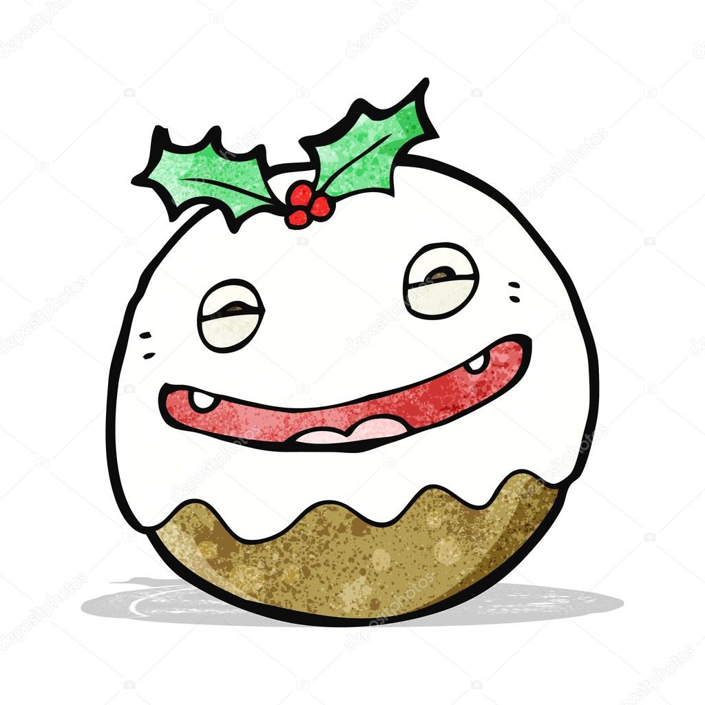 Cartoon christmas pudding Stock Vector by ©lineartestpilot 59663347