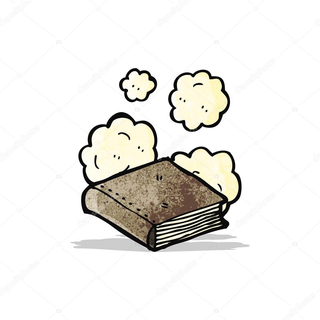 Dusty old book cartoon Stock Vector by ©lineartestpilot 61136931