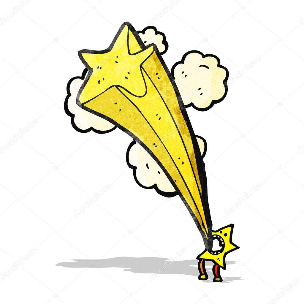Cartoon shooting star character Stock Vector Image by ©lineartestpilot ...