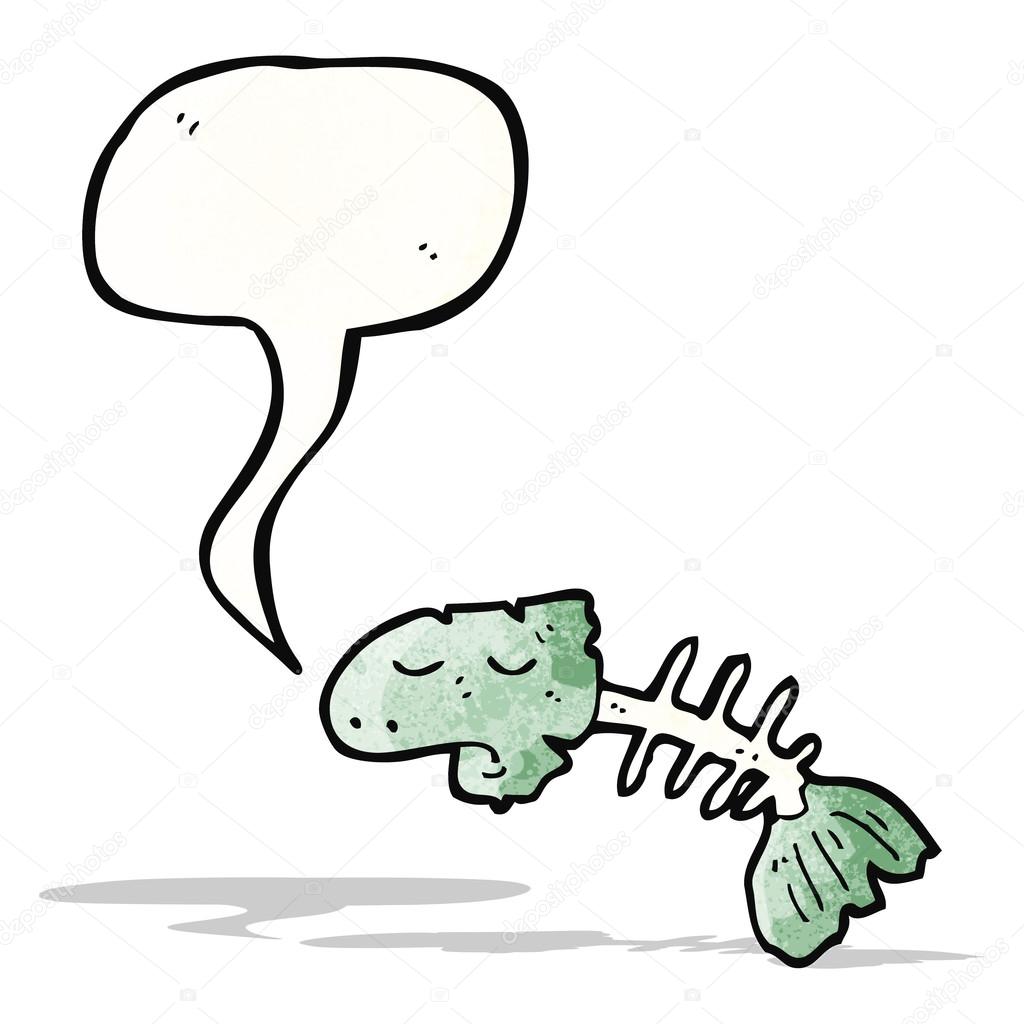Huesos de pescado de dibujos animados Vector de stock #61137793 de ...