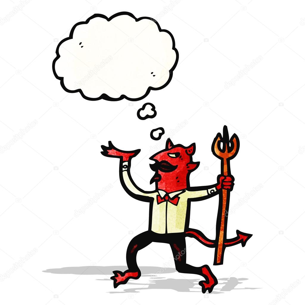Cartoon dancing devil Stock Vector by ©lineartestpilot 61141975