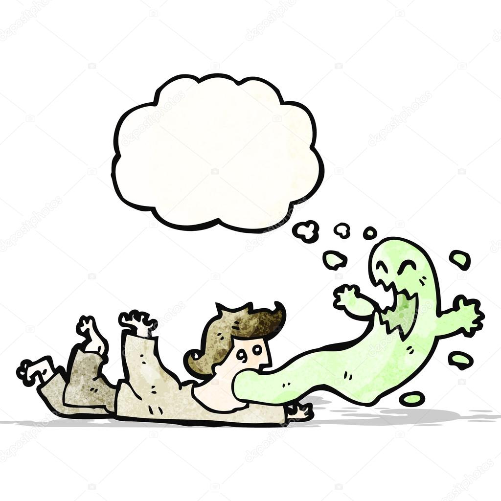 Cartoon exorcism Stock Vector by ©lineartestpilot 61144643