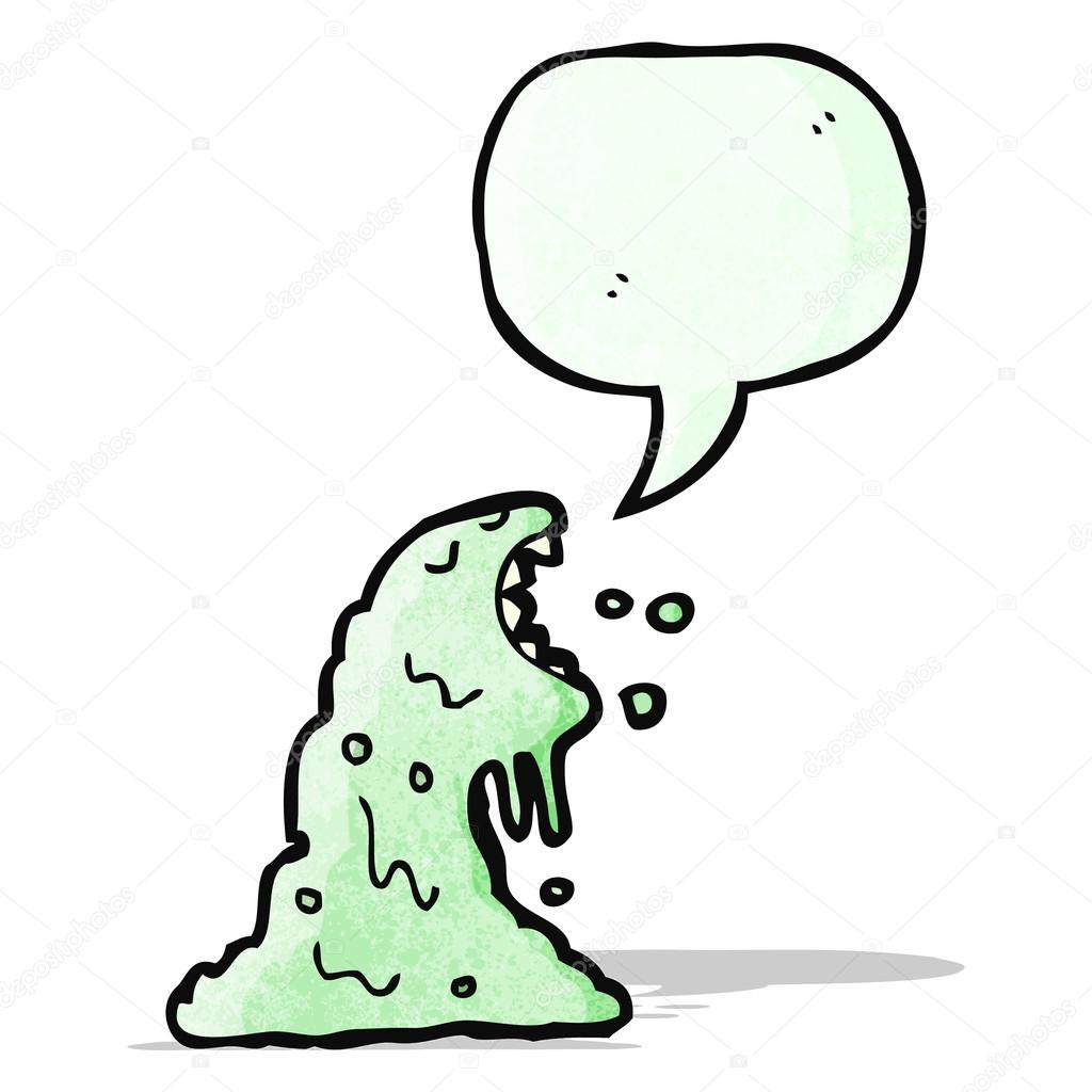 Monstro lodo desenhos animados Vetor de stock de ©lineartestpilot 61147931