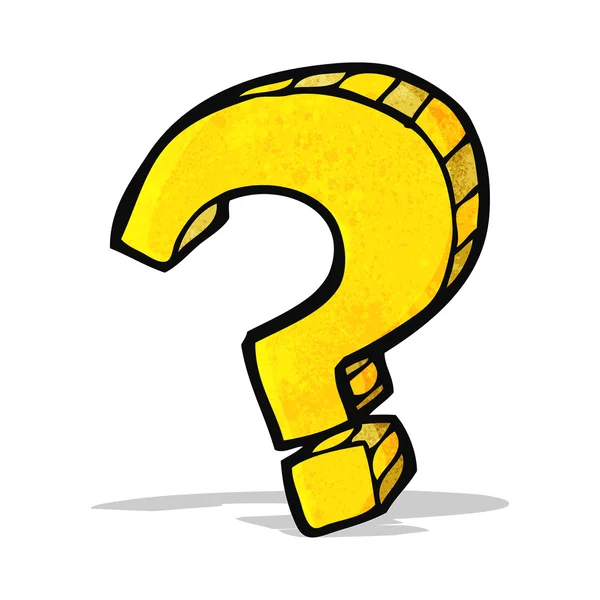 Crazy kreslený otazník — Stock Vektor © ThodorisTibilis #34618915