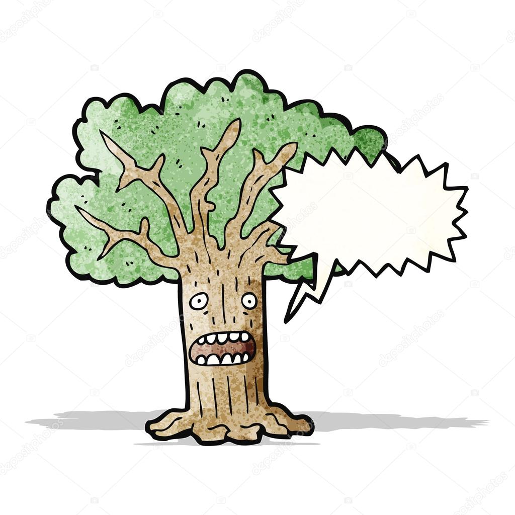 Tree cartoon character Stock Vector by ©lineartestpilot 61169395