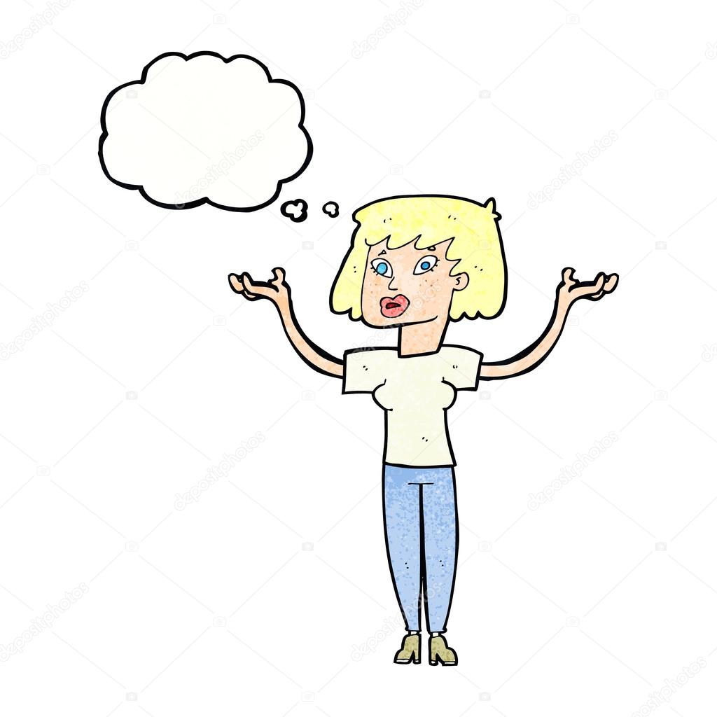 Cartoon woman holding up hands Stock Vector Image by ©lineartestpilot ...