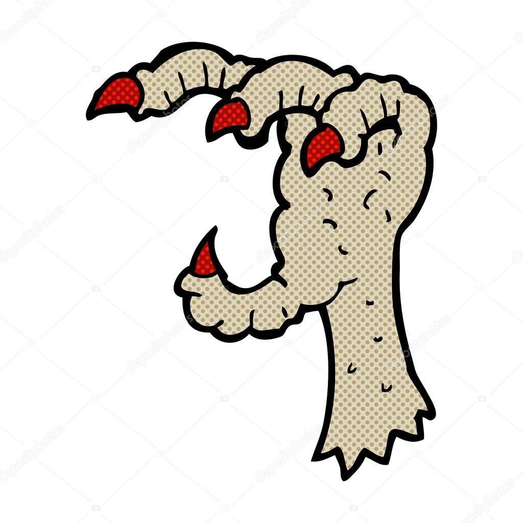 Garra de águila de dibujos animados cómicos Vector de stock #73588515 ...