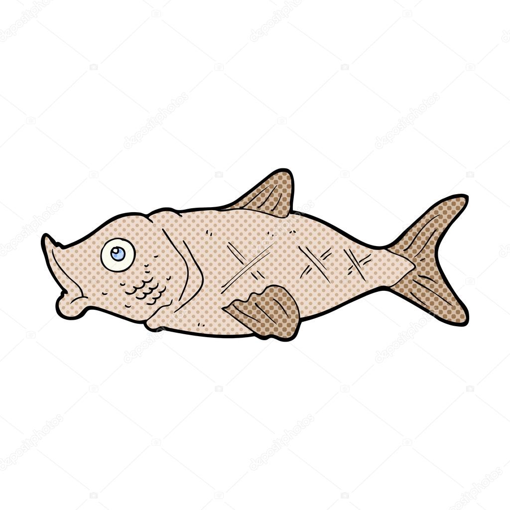 Comic cartoon fish Stock Vector by ©lineartestpilot 73589339
