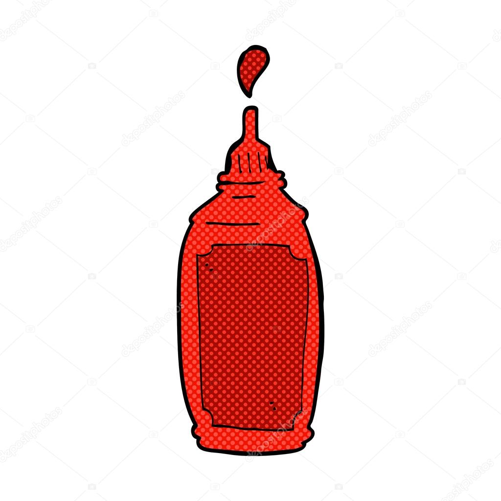 Comic cartoon ketchup bottle Stock Vector Image by ©lineartestpilot ...