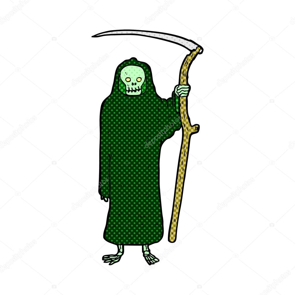 Death comic cartoon Stock Vector Image by ©lineartestpilot #73597751