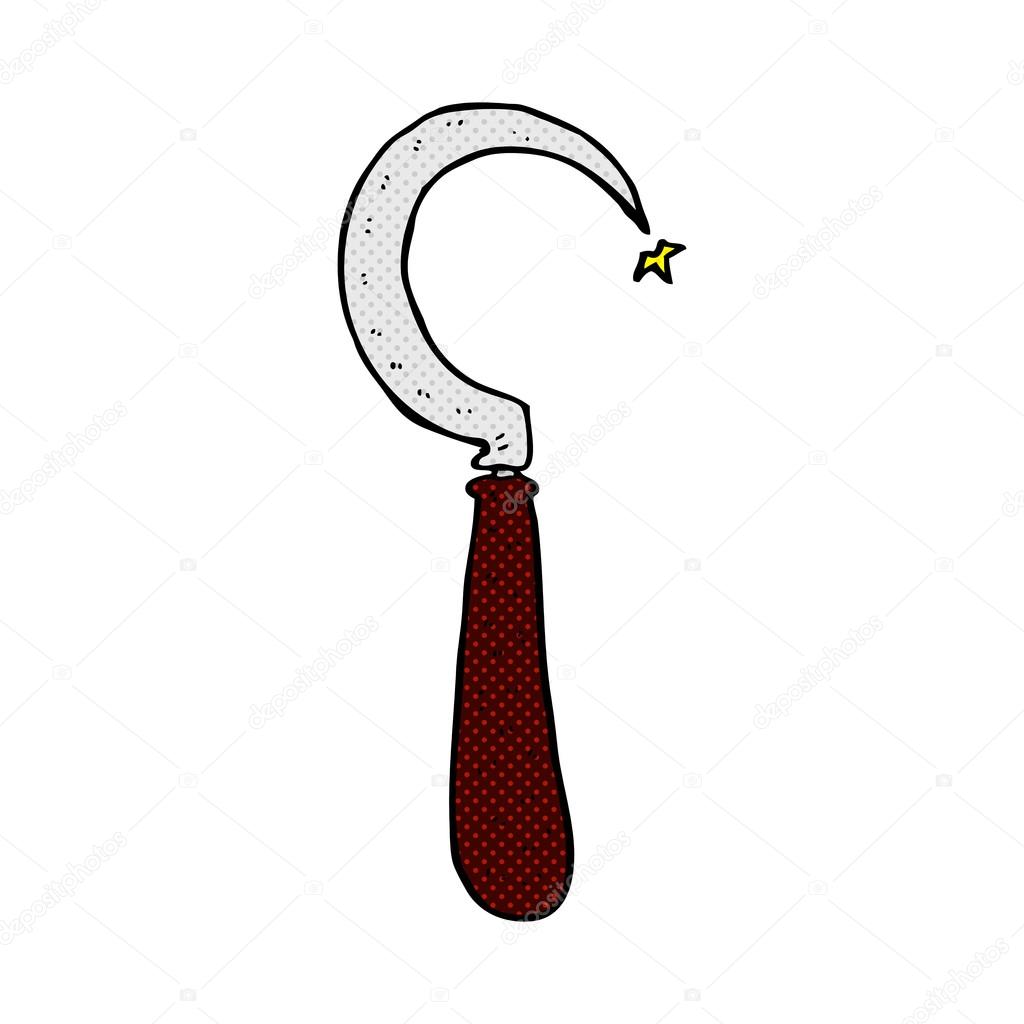 Comic cartoon sickle Stock Vector Image by ©lineartestpilot #73598365