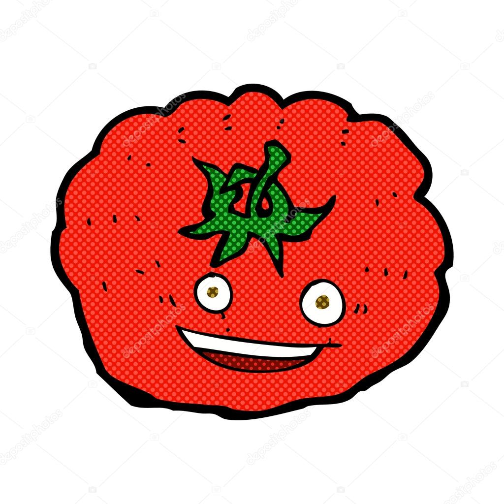 Comic cartoon tomato Stock Vector Image by ©lineartestpilot #73744439