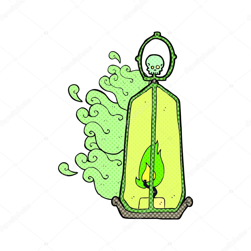 Comic cartoon spooky lantern Stock Vector by ©lineartestpilot 73744775