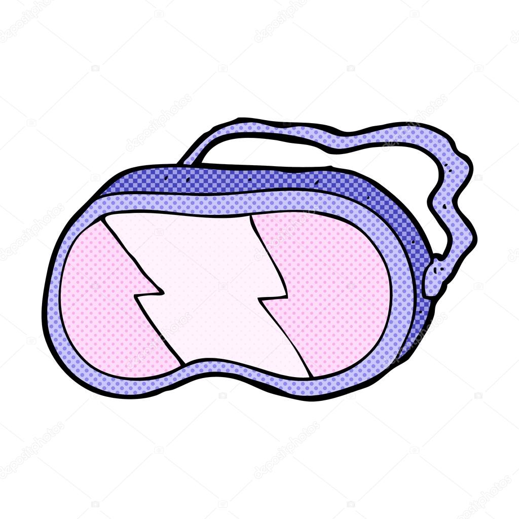 Comic cartoon ski goggles Stock Vector Image by ©lineartestpilot #73745225