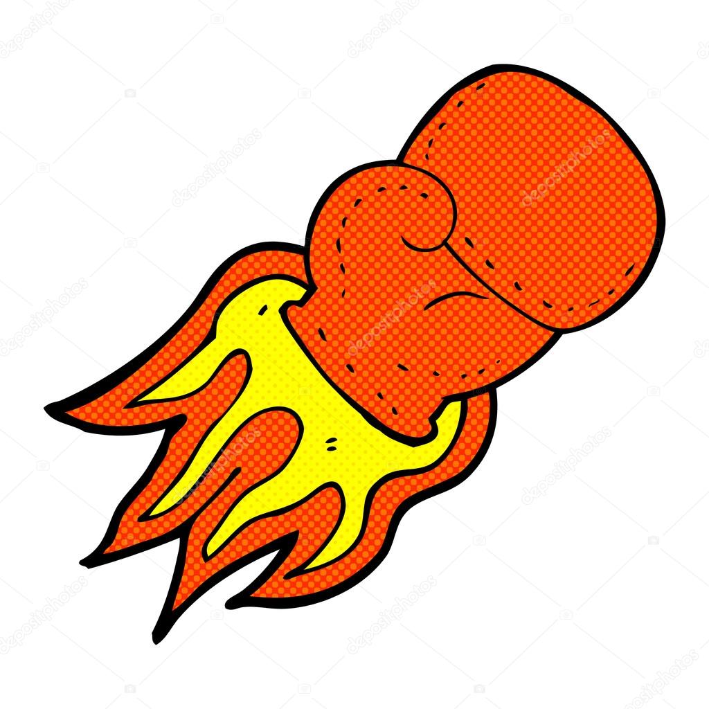 Comic cartoon super punch Stock Vector by ©lineartestpilot 73745261