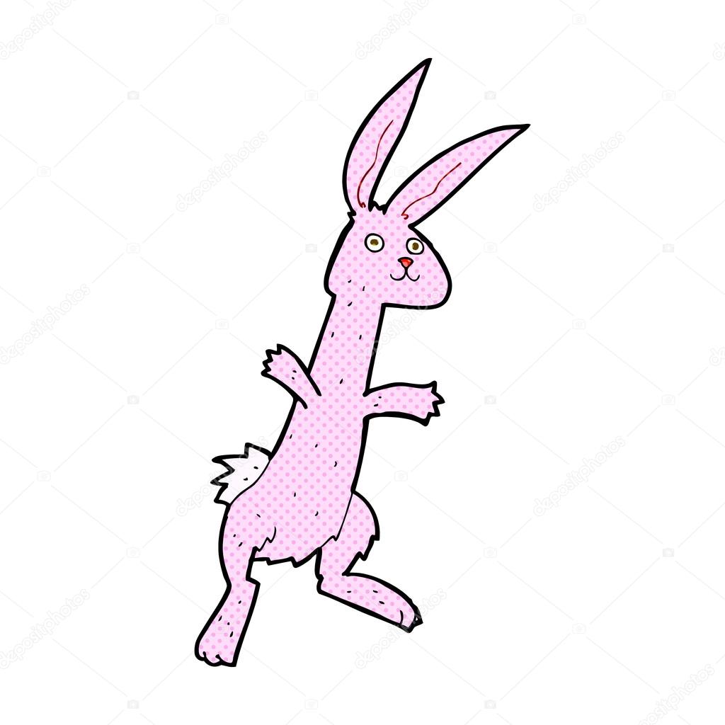Comic cartoon rabbit Stock Vector by ©lineartestpilot 73746557