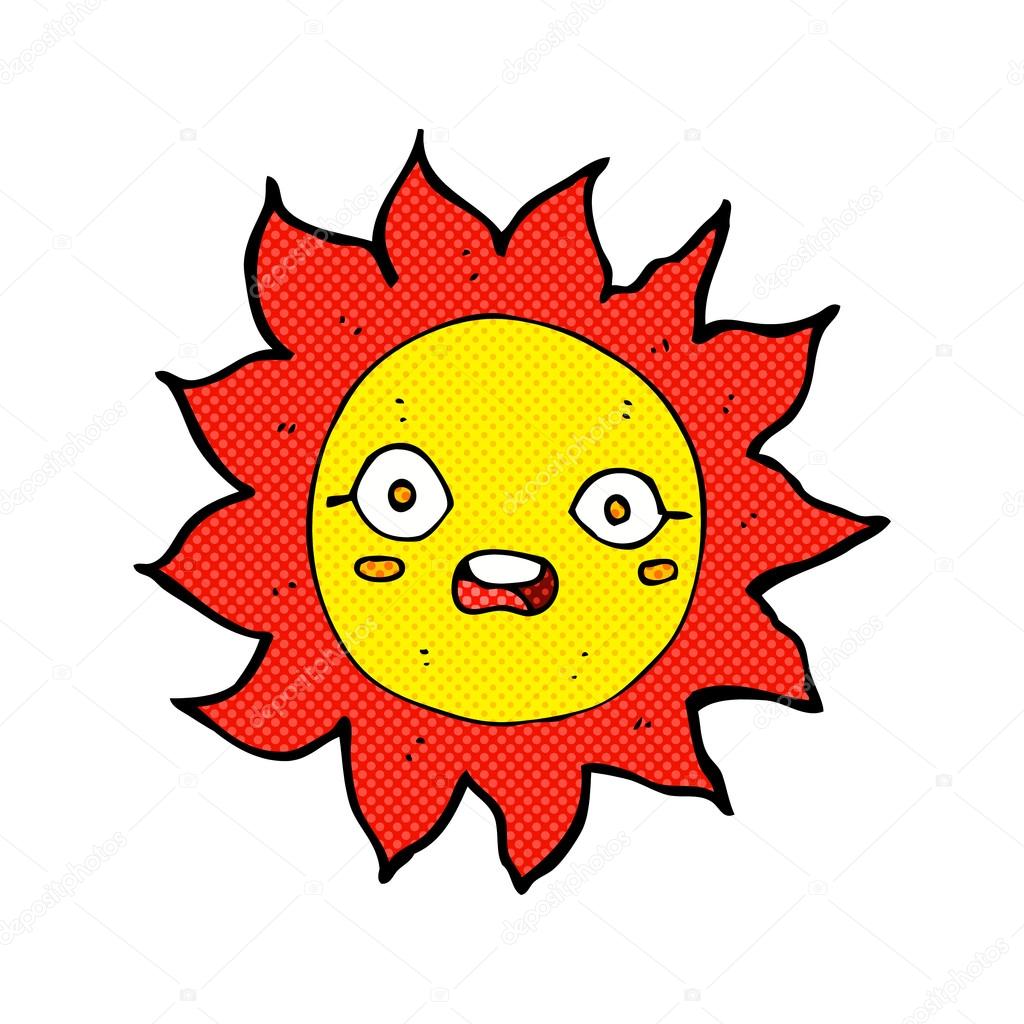 Comic cartoon sun Stock Vector by ©lineartestpilot 73747071