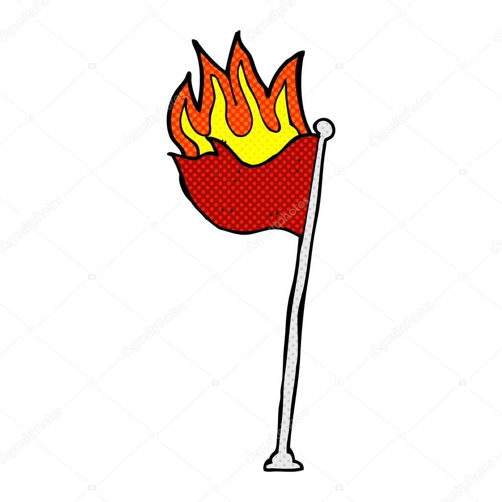 Comic cartoon flag Stock Vector Image by ©lineartestpilot #73750257