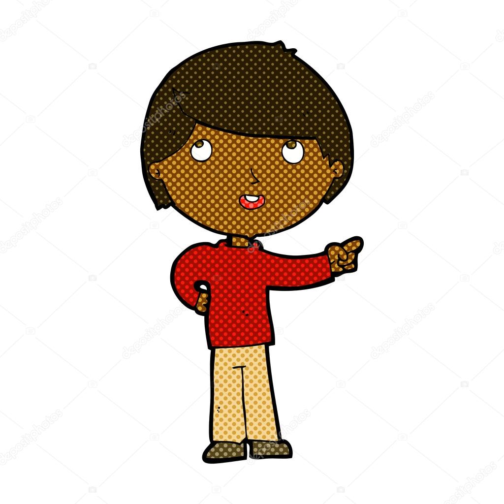 Comic cartoon boy pointing Stock Illustration by ©lineartestpilot #73750651 Comic cartoon boy pointing Stock Illustration by ©lineartestpilot #73750651
