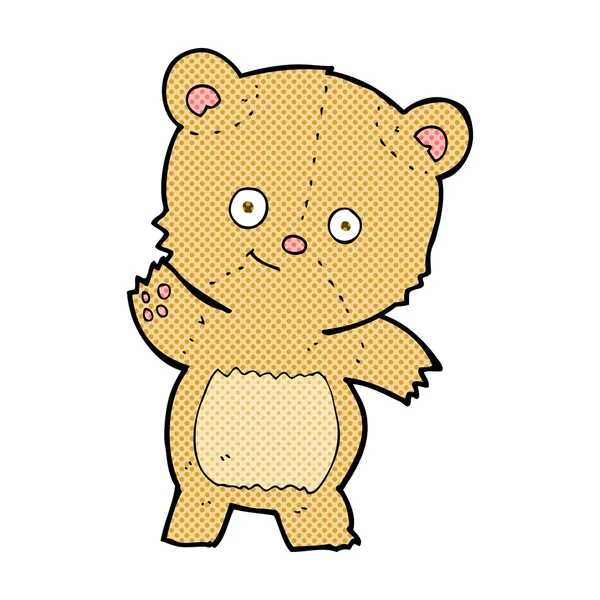 Comic cartoon teddy bear face Stock Vector by ©lineartestpilot 74315799