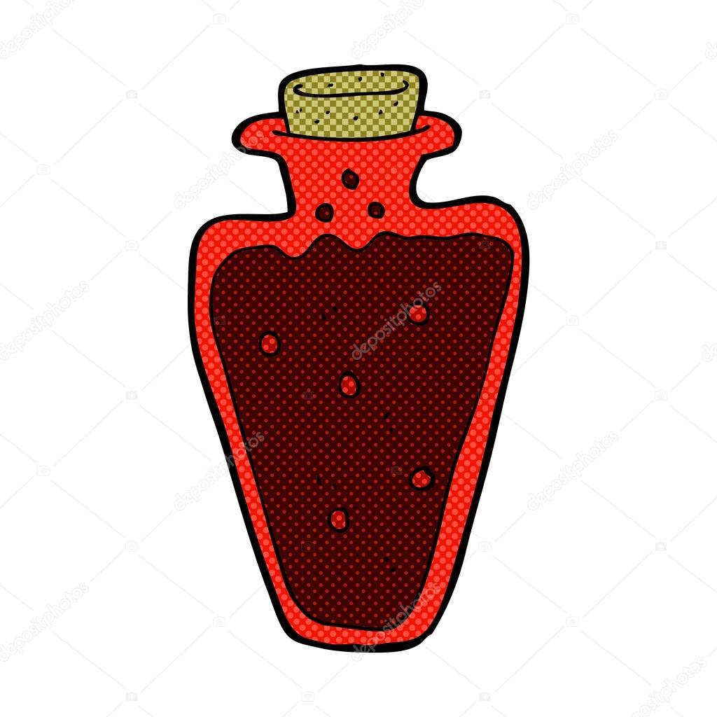 Comic cartoon potion Stock Vector by ©lineartestpilot 74313699