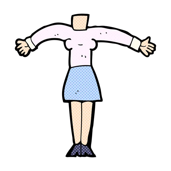 Comic cartoon body without a head Vector Images | Depositphotos