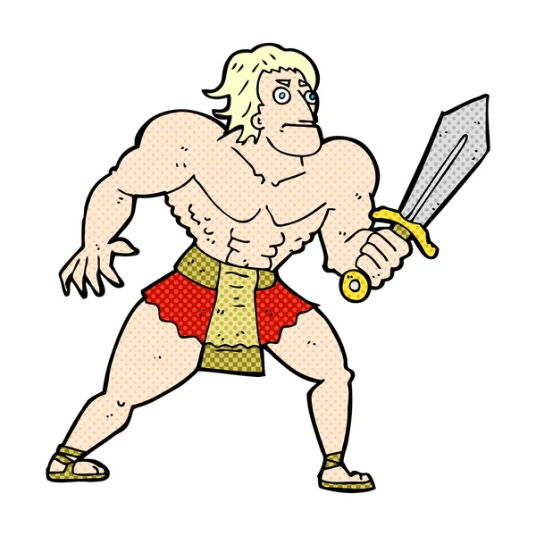 Cartoon fantasy hero man Stock Illustration by ©lineartestpilot #45529495