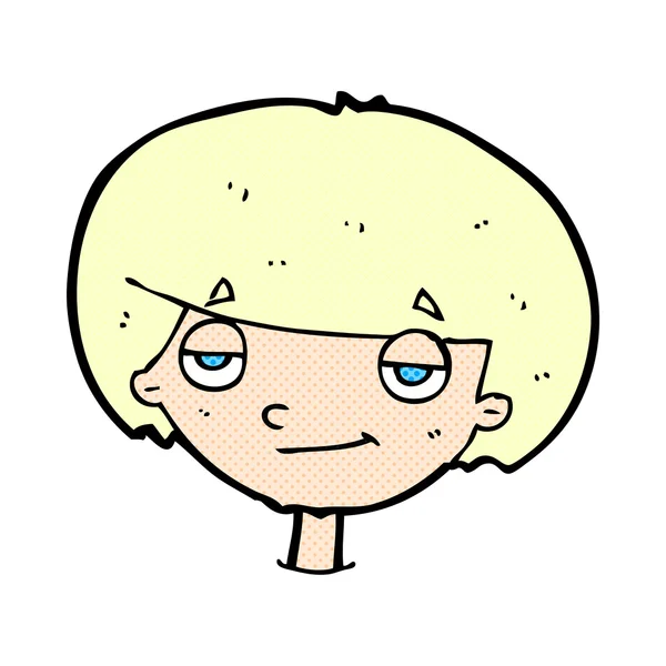 Comic cartoon smug boy Vector Art Stock Images | Depositphotos