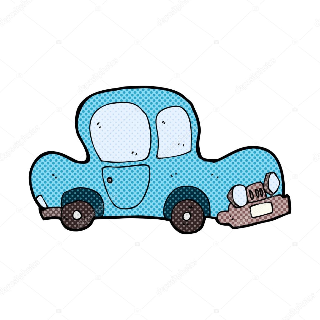 Comic Cartoon Auto Stock-Vektorgrafik von ©lineartestpilot 74322089