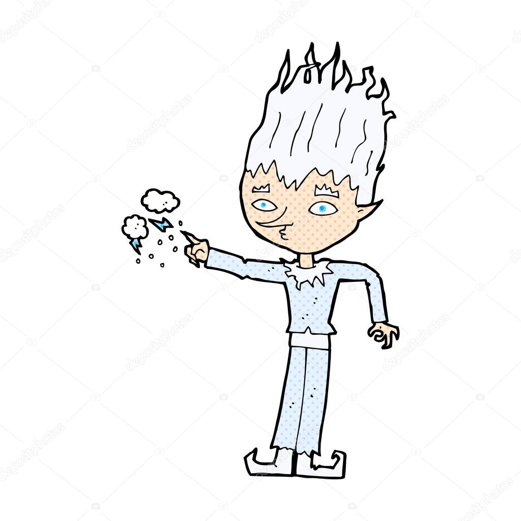 Jack Frost Comic Cartoon Stock Vector Image By ©lineartestpilot 74324153