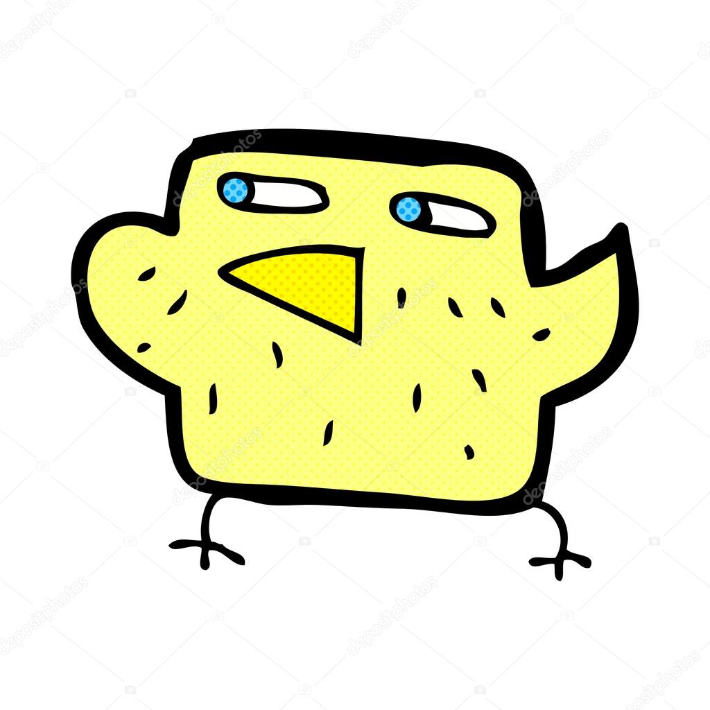 Comic cartoon bird Stock Vector Image by ©lineartestpilot #74325913