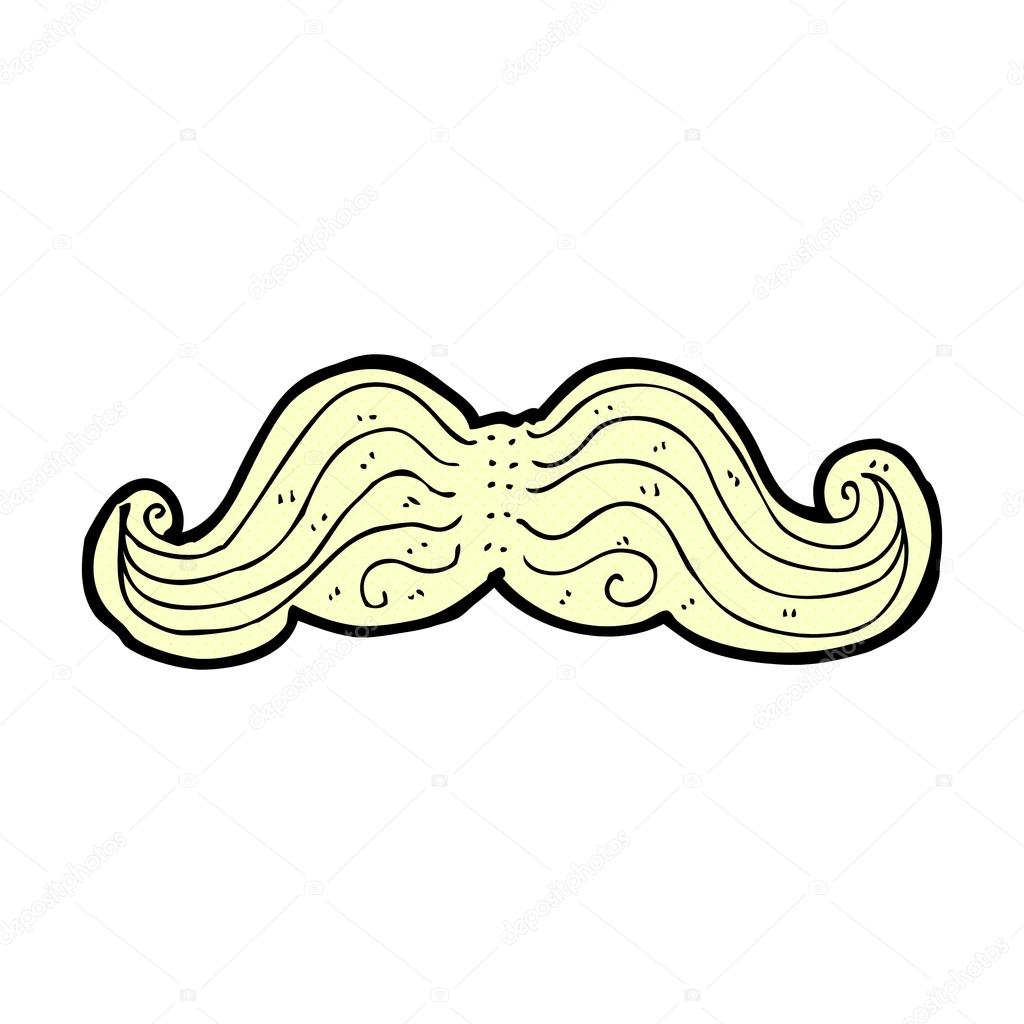 Comic cartoon mustache Stock Vector by ©lineartestpilot 74326169