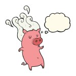 Cartoon pig Stock Illustration by ©lineartestpilot #53147987