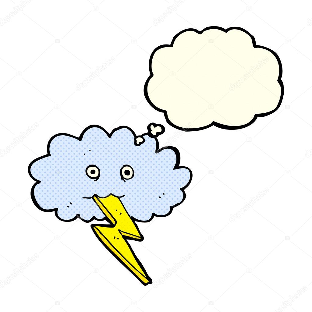 Cloud Lightning Bolt Cartoon