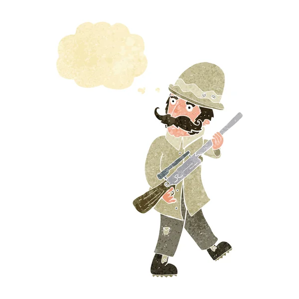 Cartoon big game hunter Stock Vector by ©lineartestpilot 44449811