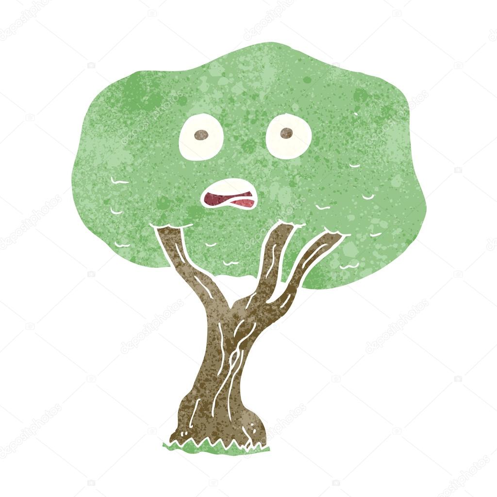 Hand drawn cartoon tree Stock Vector by ©lineartestpilot 89805456