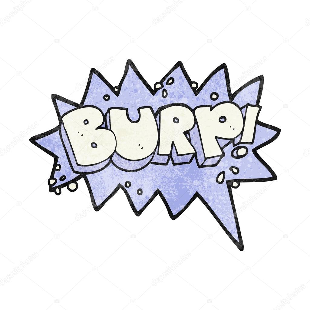 Textured cartoon burp symbol Stock Illustration by ©lineartestpilot ...
