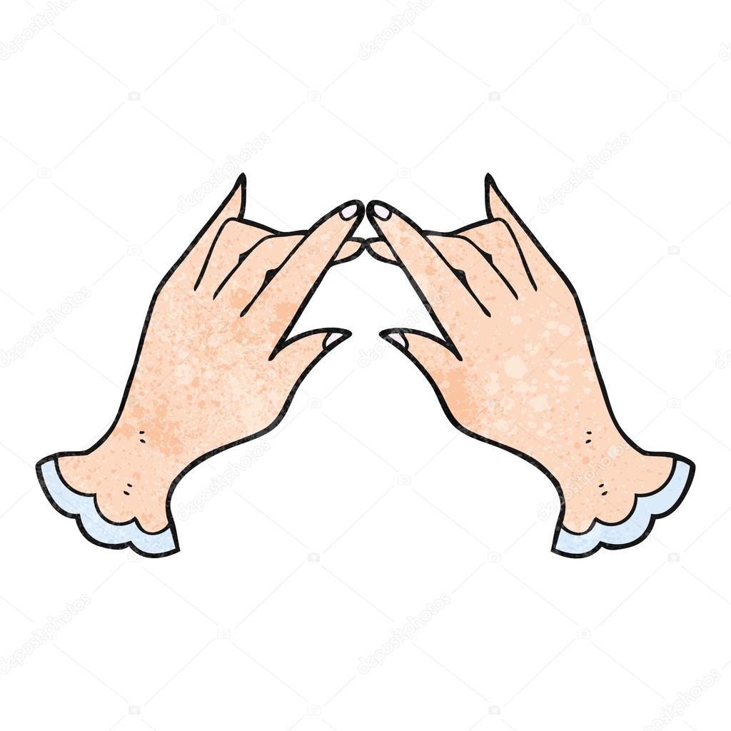 Textured cartoon hands Stock Vector by ©lineartestpilot 96099982