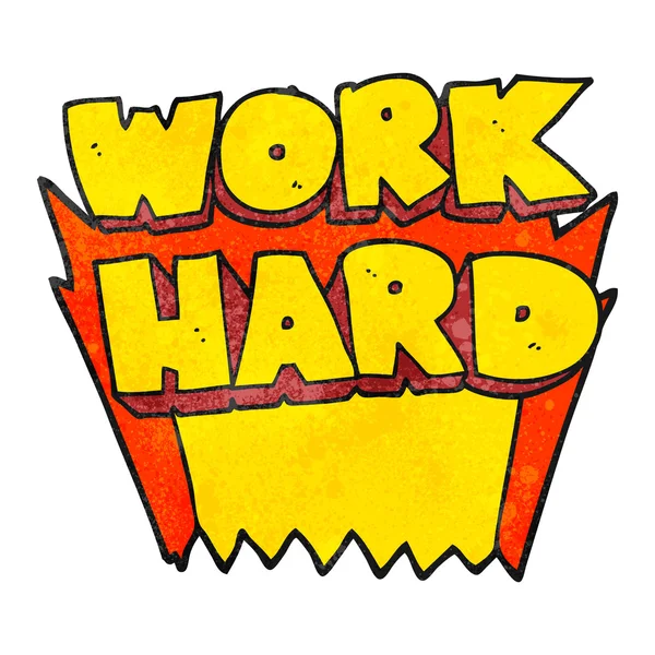 Cartoon work hard symbol Stock Vector by ©lineartestpilot 96472982